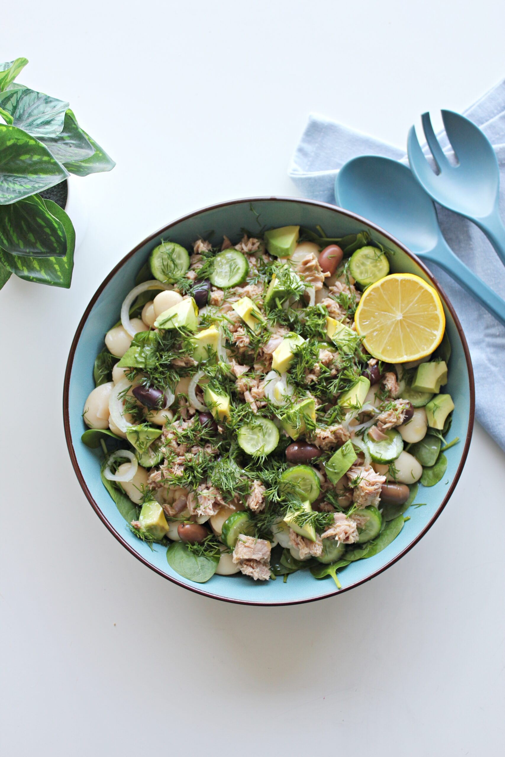 Lima Bean Salad with Tuna - Holistic Nutrition, Healthy Recipes ...